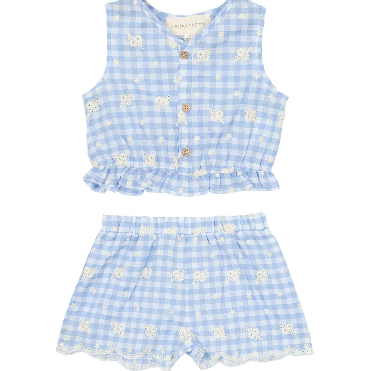 Barnyard Babe Blue Two Piece Short Set – Mabel + Honey